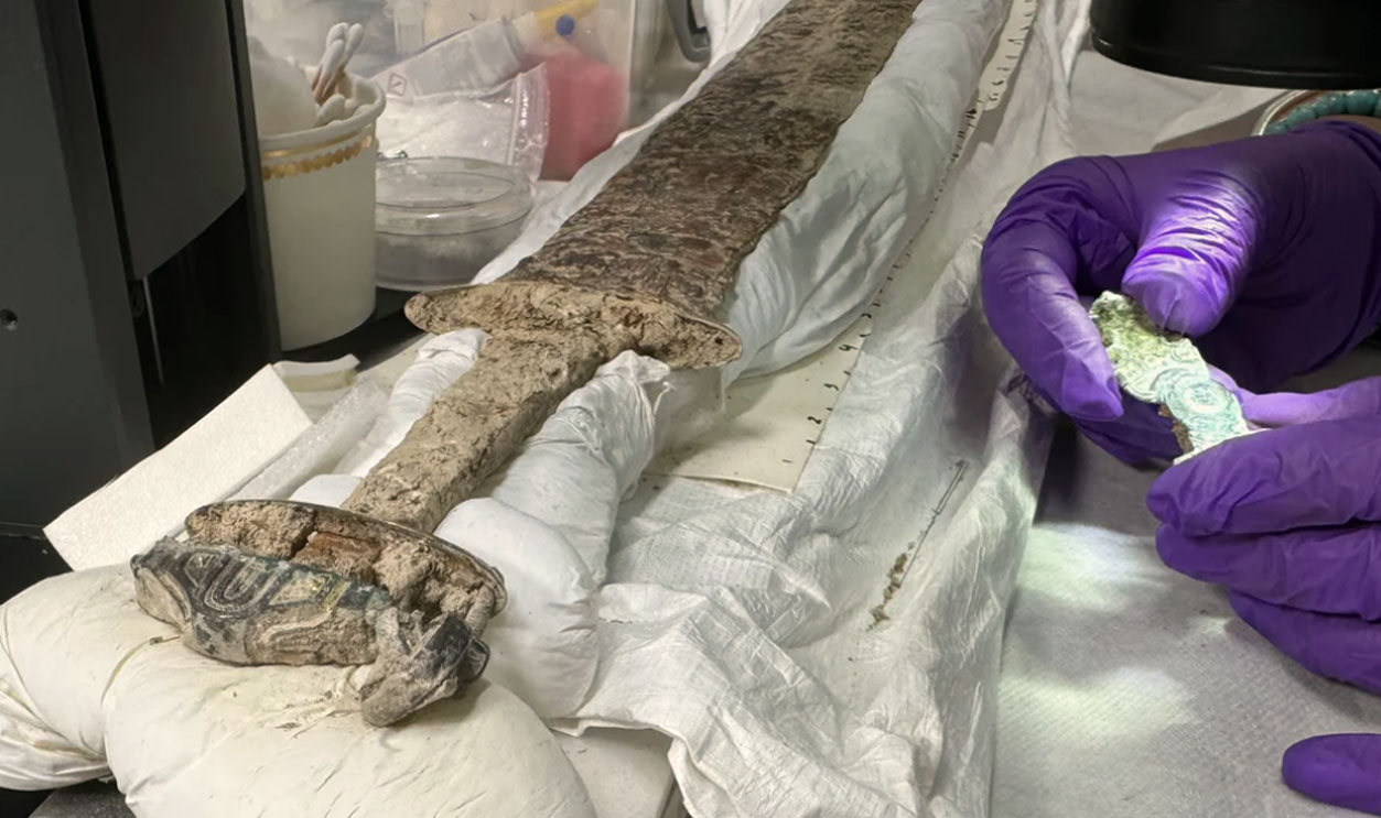 Archaeologists Have Just Found A 1,500-Year-Old Sword In A Hidden Grave