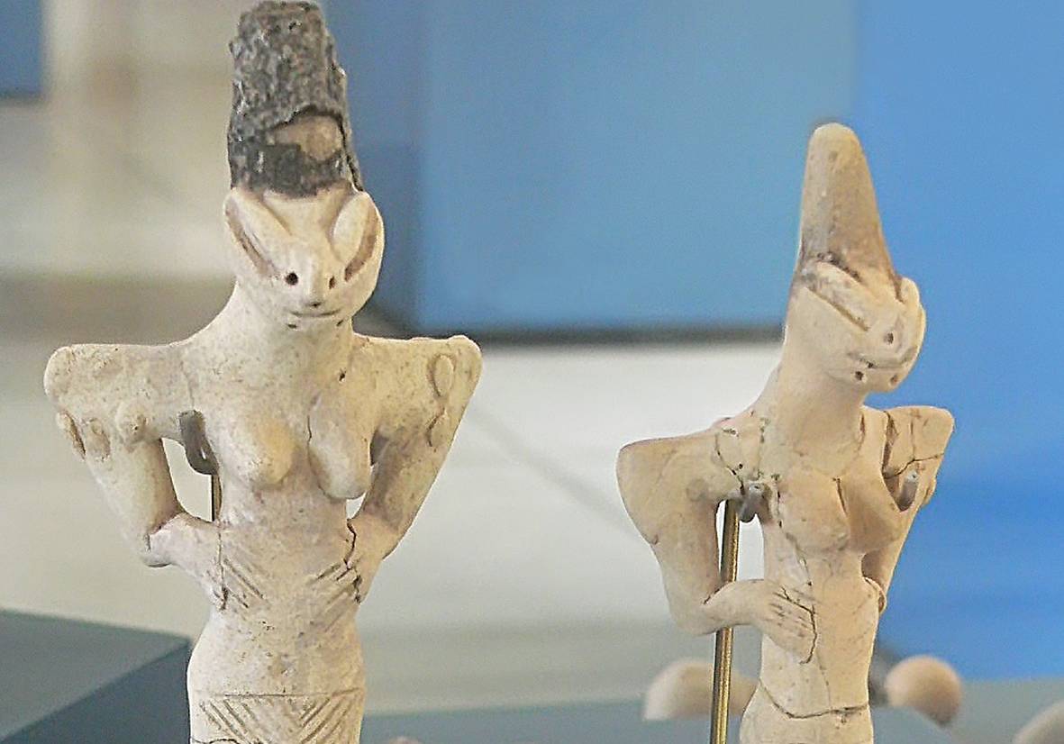 A 7,000-year-old sculpture was discovered in the Kuwaiti desert in 2024 ...