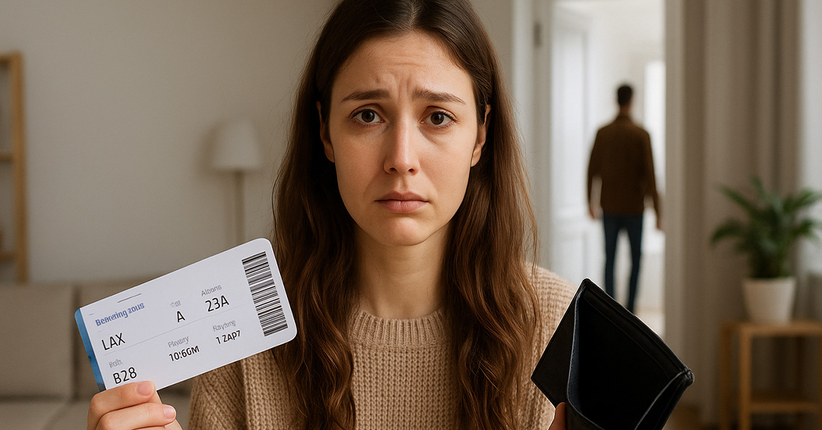 I planned a surprise trip for my partner, but they dumped me a week ...