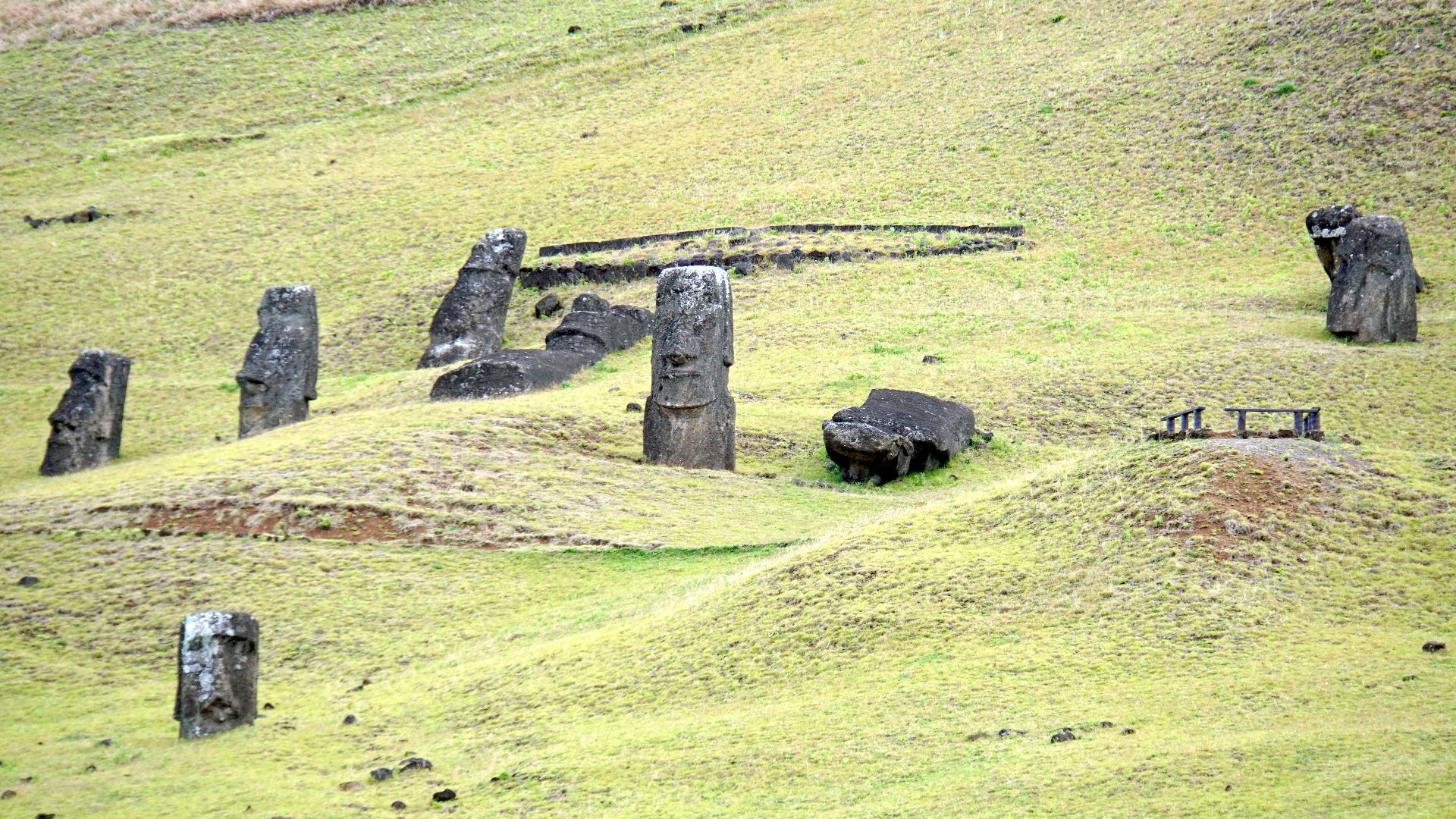 Indigenous researchers on Easter Island discovered an undisturbed Moai ...