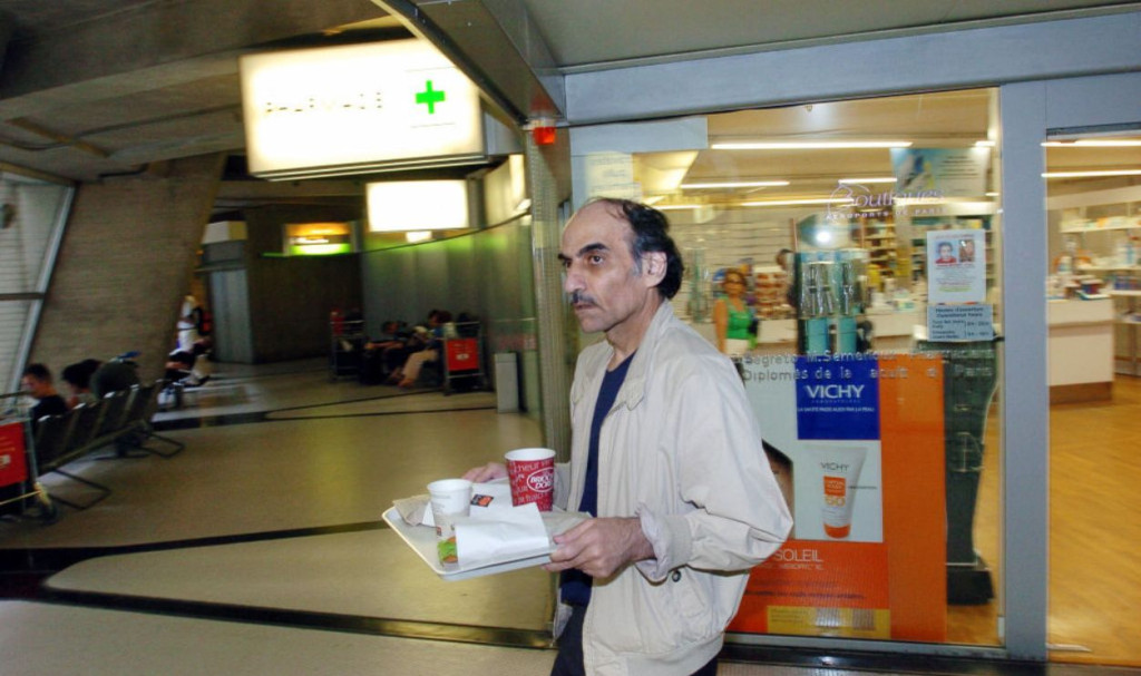 After losing his papers in 1988, Mehran Karimi Nasseri lived inside a ...