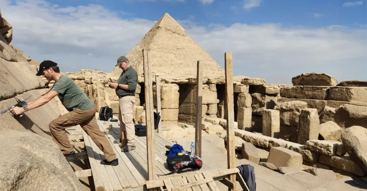 Archaeologists in Egypt found hidden voids and a possible secret ...