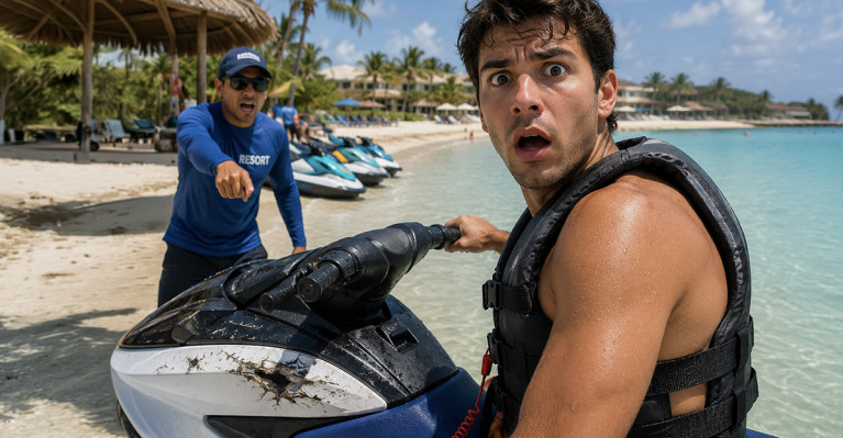 I rented a jet ski on vacation and now they’re claiming I caused damage ...